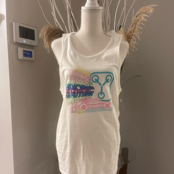 Universal | Tops | Universal Studios Back To The Future Tank Top Nwt ...